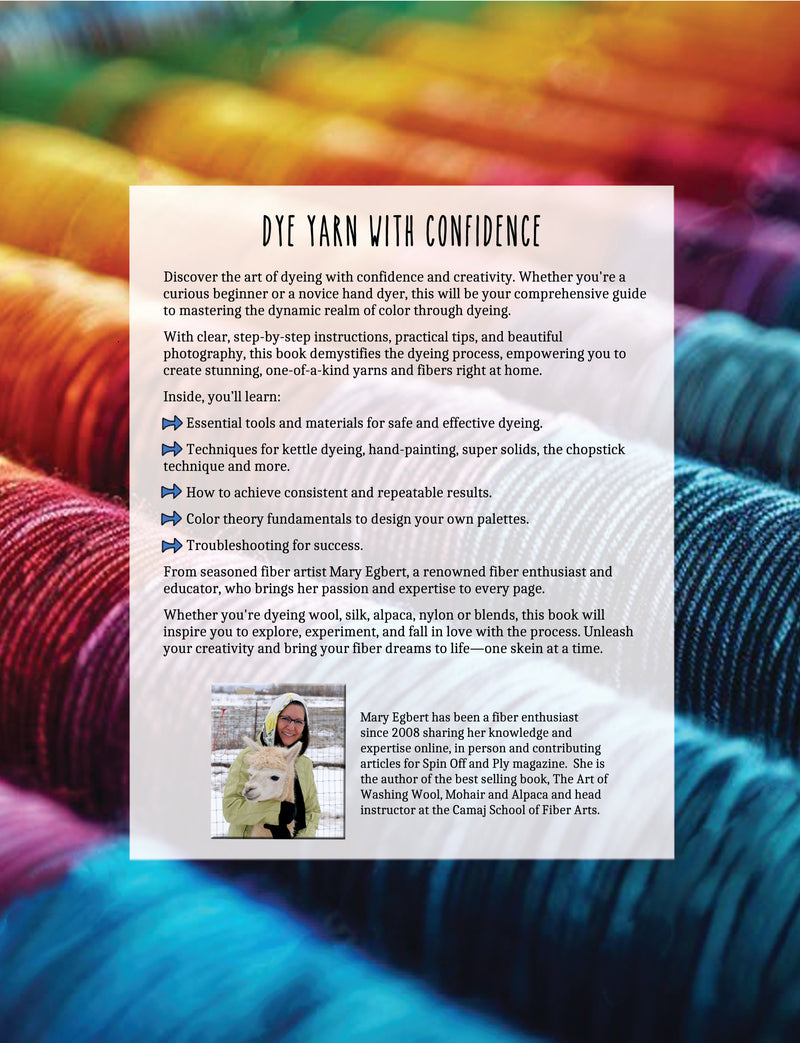 USA BUYERS ONLY - LET'S DYE YARN AND FIBER by Mary Egbert (paperback b ...