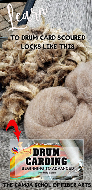 Drum carding 101 for the beginner to advanced online class – Camaj ...