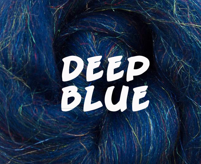 DEEP BLUE ohh shiny - one pound - group order pre-sale – Camaj Fiber Arts